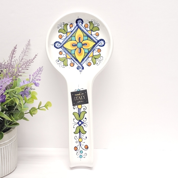 Nova Deruta | Kitchen | Nwt Nova Deruta Spoon Rest Made In Italy Hand ...